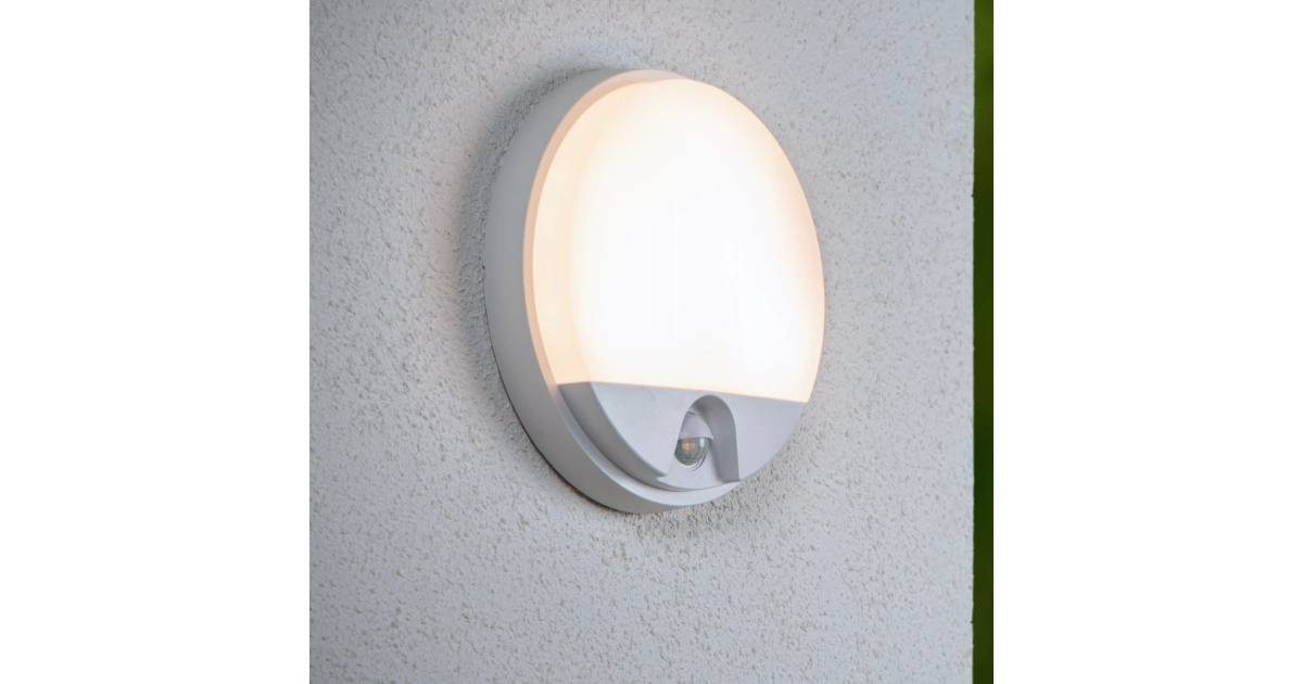 Lucide Hups IR - buiten wandlamp met sensor - Ø 21 x 4,9 cm - 10W LED ...