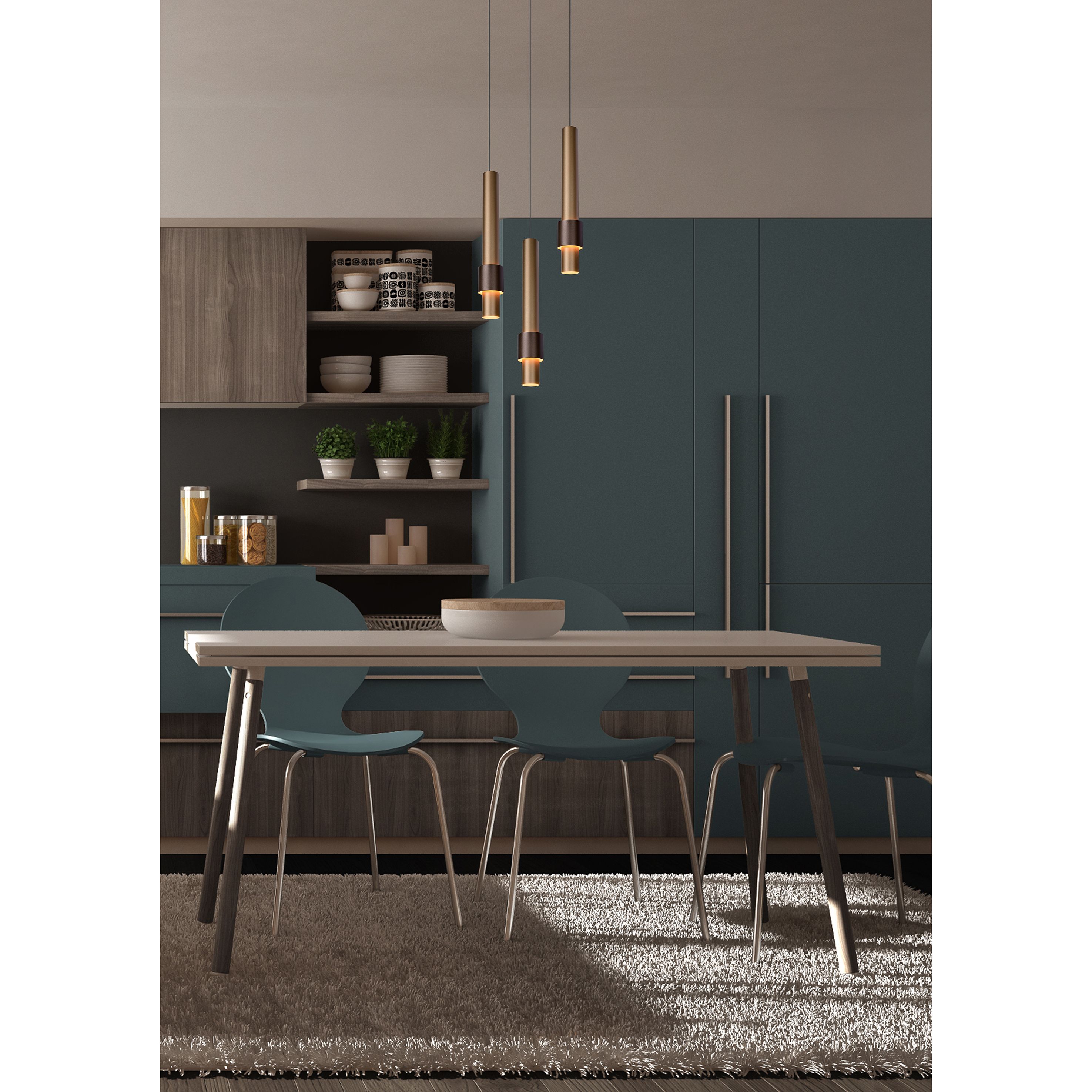 Lucide Margary - hanglamp - Ø 28 x 169 cm - 3 x 4W dimbare LED incl ...